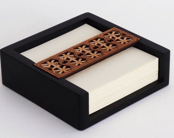 Wooden 4x4 Memo Holder - Etsy