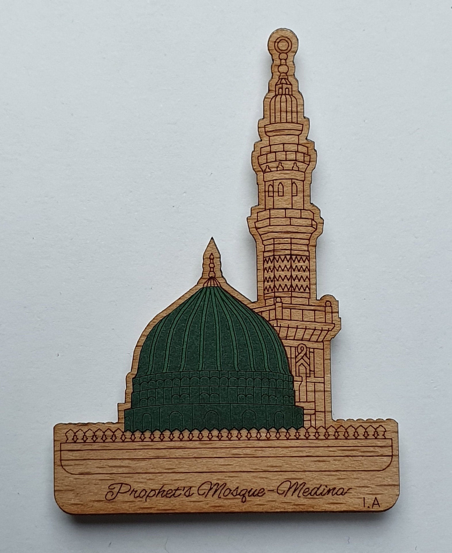 Islamic Fridge Magnet Set of 2 Masjid an-Nabawī & Kaaba | Etsy