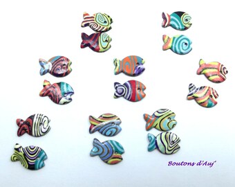 Polymer clay fish | Etsy