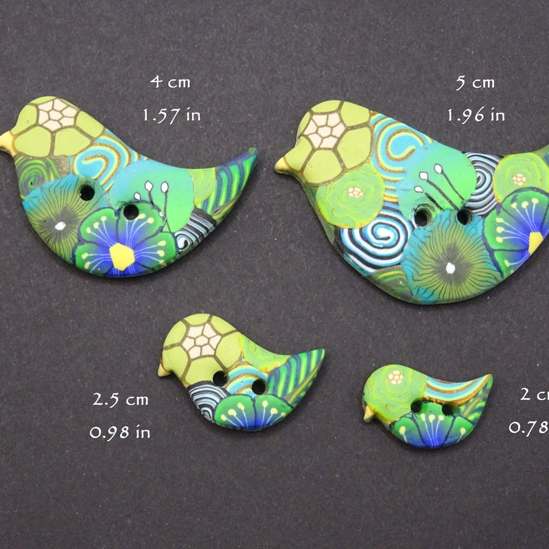 Bird Sewing Buttons - Etsy