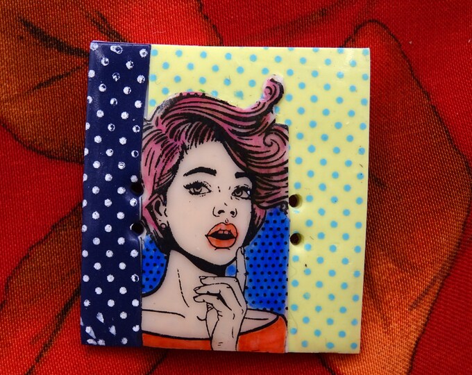 Sewing Button: the Beautiful, Patterned Button, Pop Art Style, Unique ...
