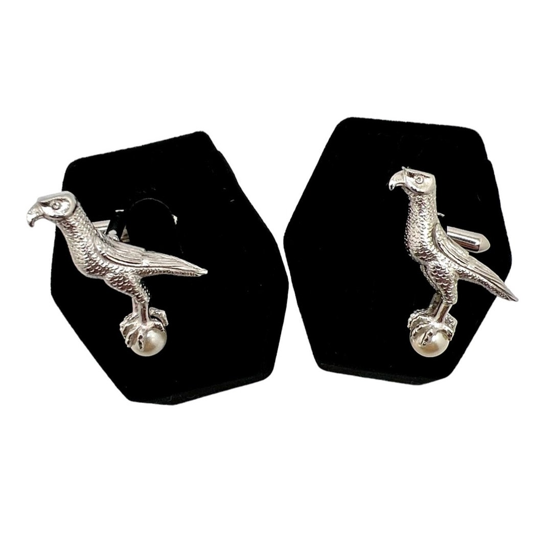 Vintage 1950's Swank Silver Plated Vulture Eagle Bird - Etsy