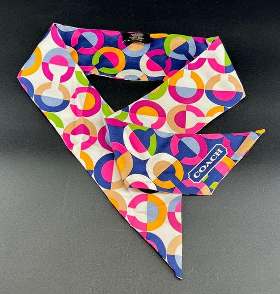 Coach neck scarf reversible - Gem