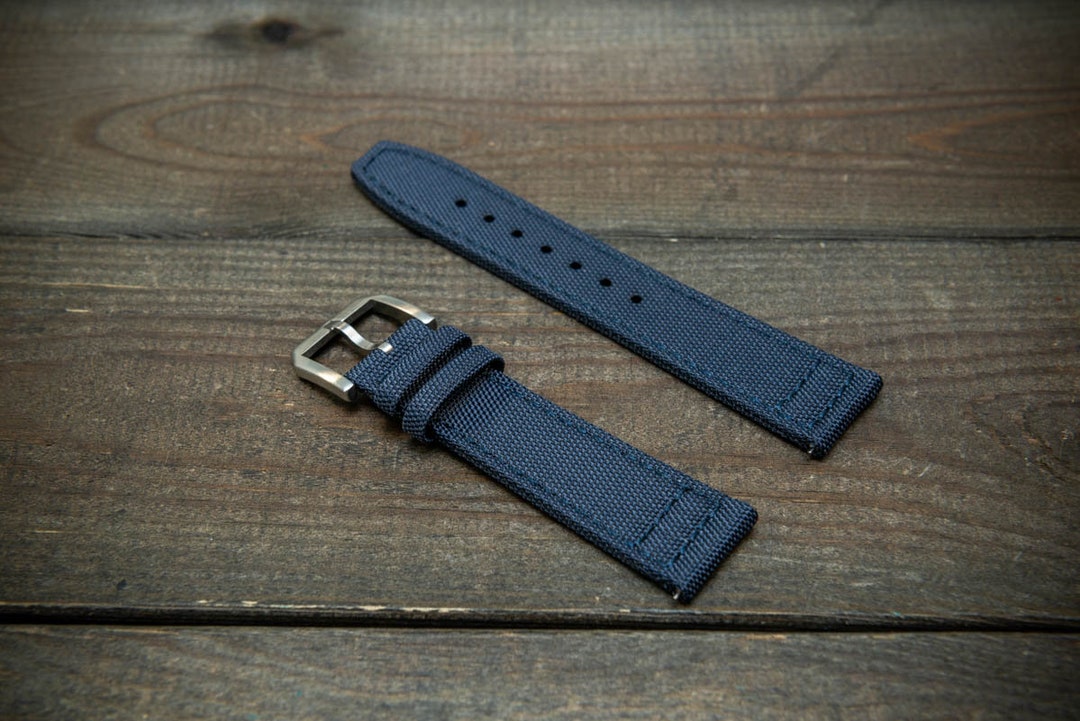 Canvas Waterproof Watch Strap 17mm 18mm 19 Mm 20 Mm 21 - Etsy