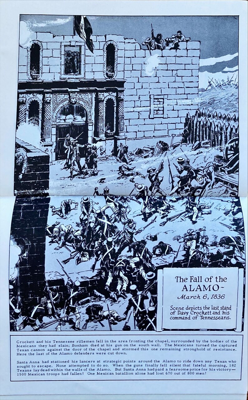 The Story of the Alamo by Frederic Ray - Etsy