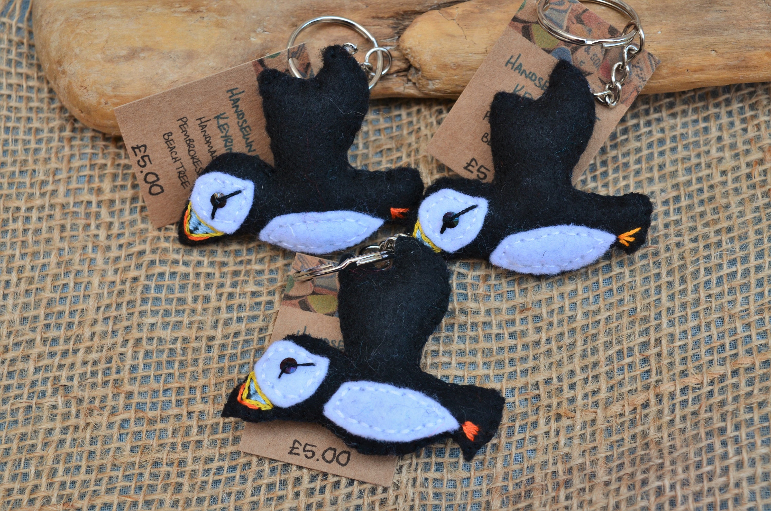 Whale Keyring, Hand Embroidered Felt Whale Keyrings, Ideal Whale Lovers ...