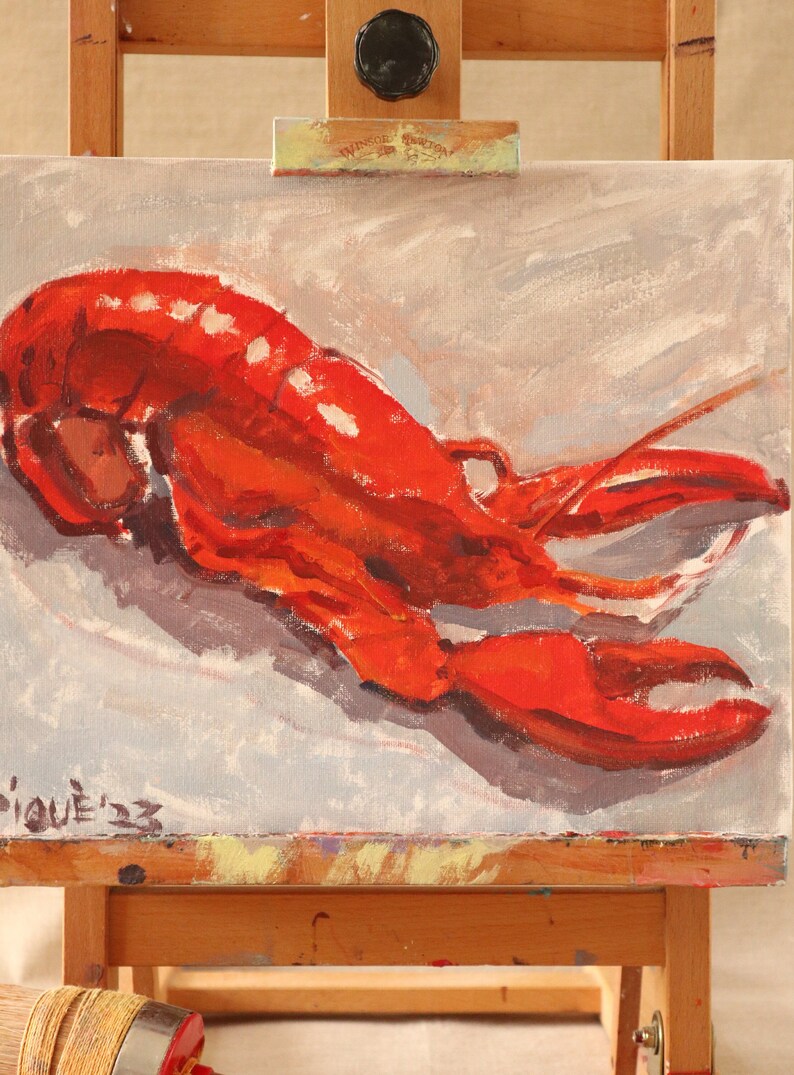 Original Oil Painting bogavante Ii 2023 - Etsy