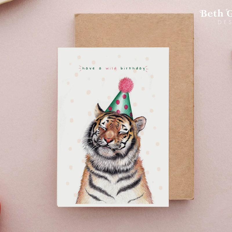 Wild Birthday Card - Etsy