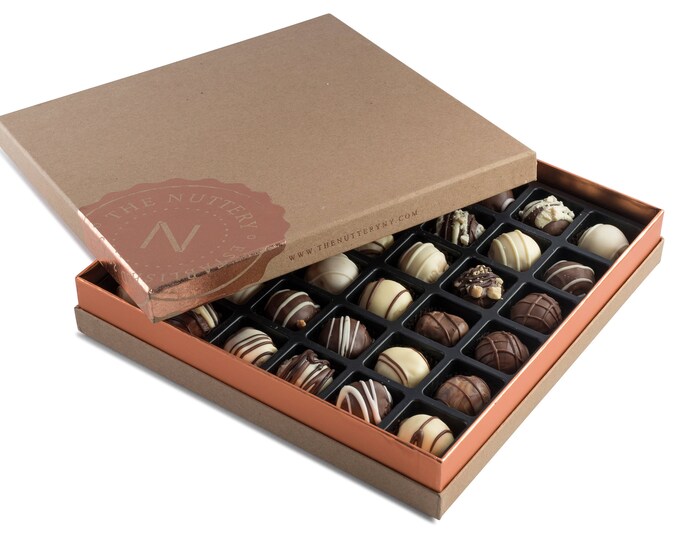 The Nuttery Kosher Chocolate Truffles Dairy- Homemade Chocolate Gift ...