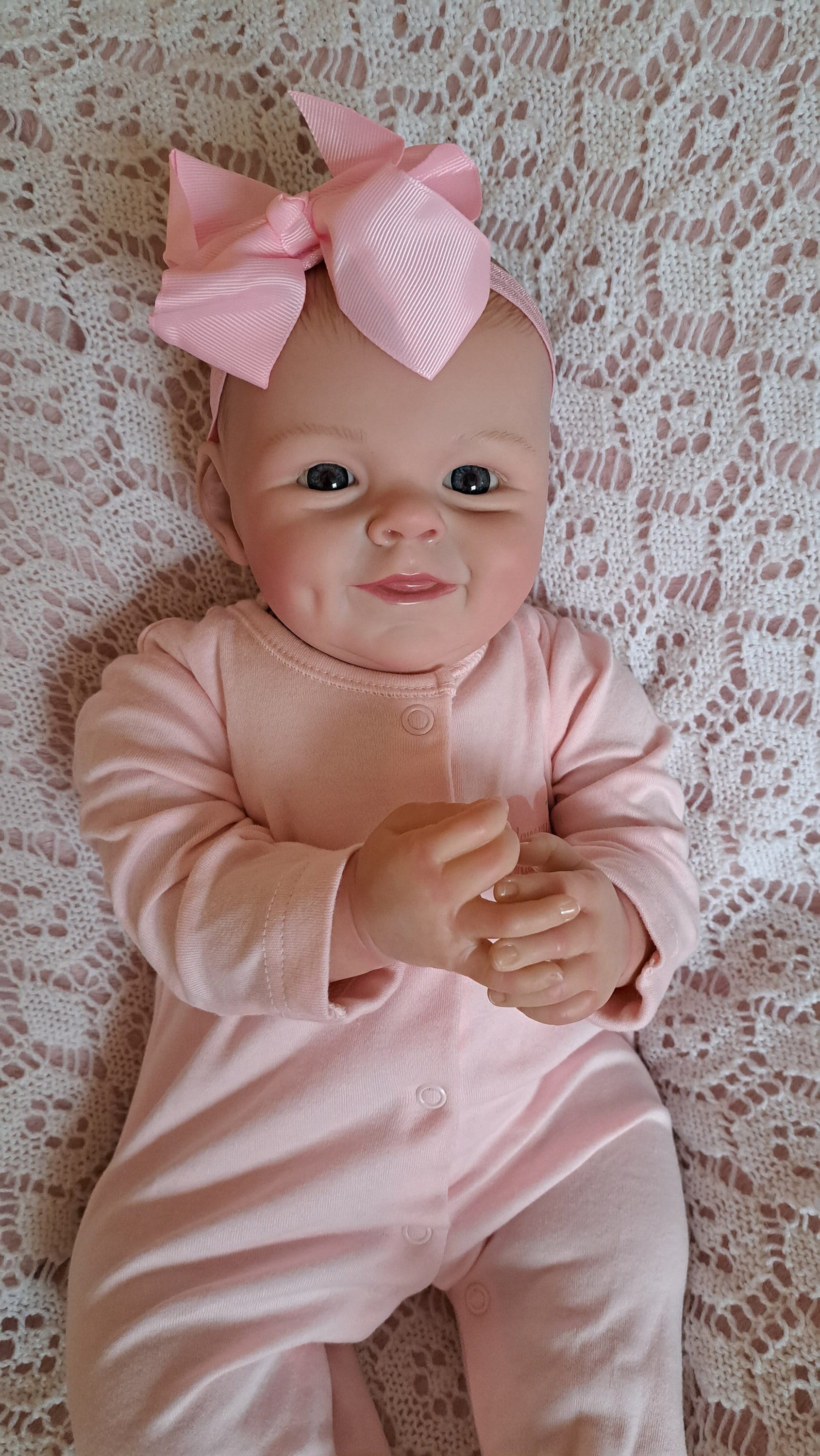 Pinky Reborn Baby Dolls Girl 20 Inch Soft Weighted Body Realistic ...
