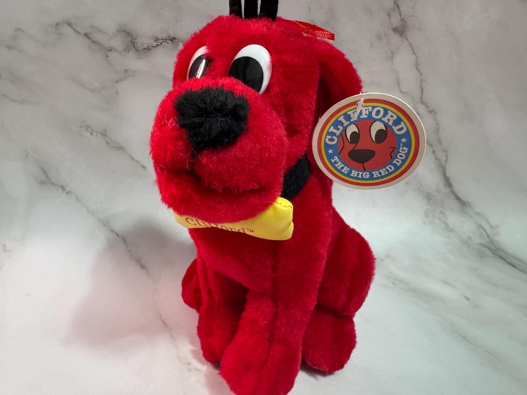 Vintage Scholastic Clifford the Big Red Dog Stuffed Plush - Etsy