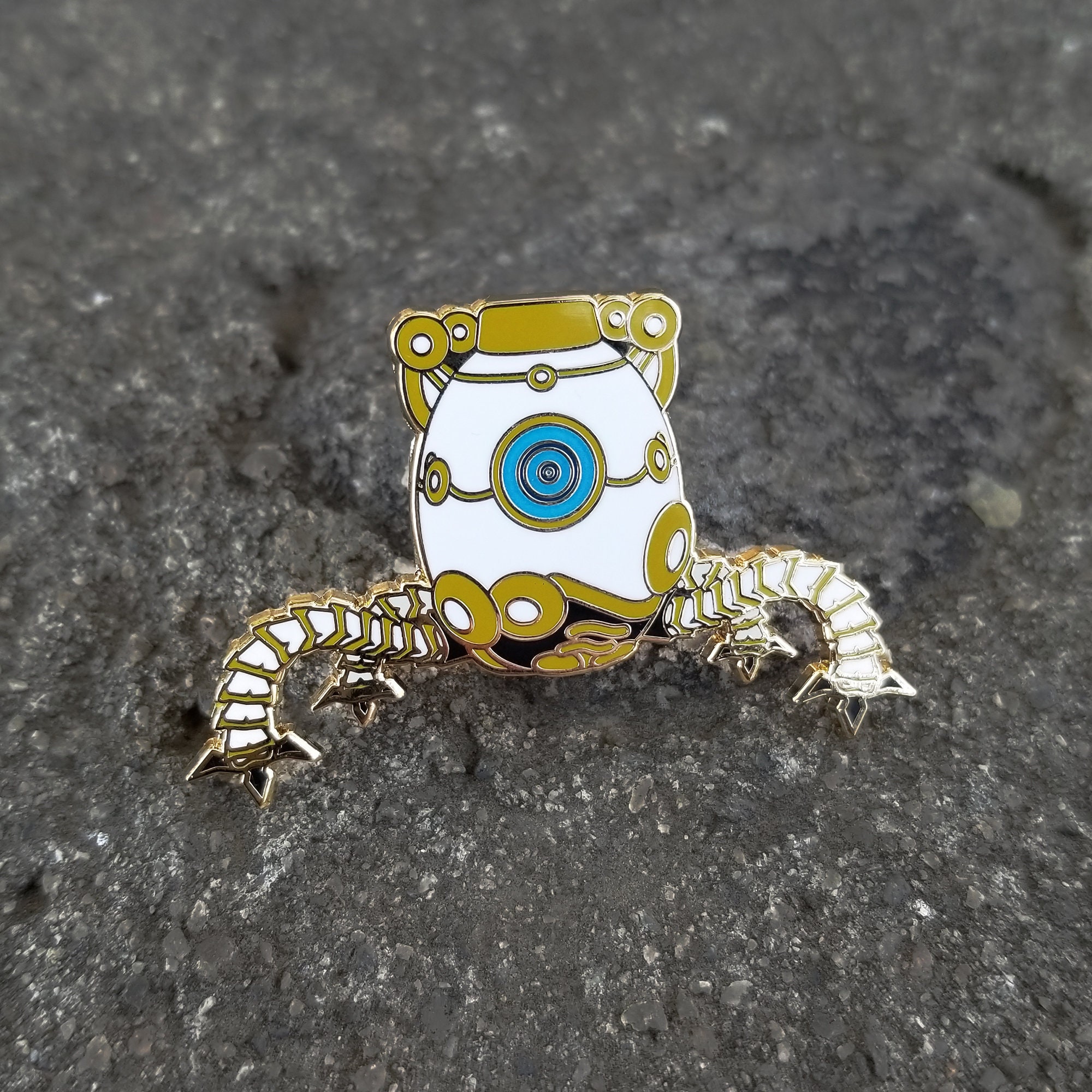 Light/dark Little Guardian Glow in the Dark Enamel Pins - Etsy