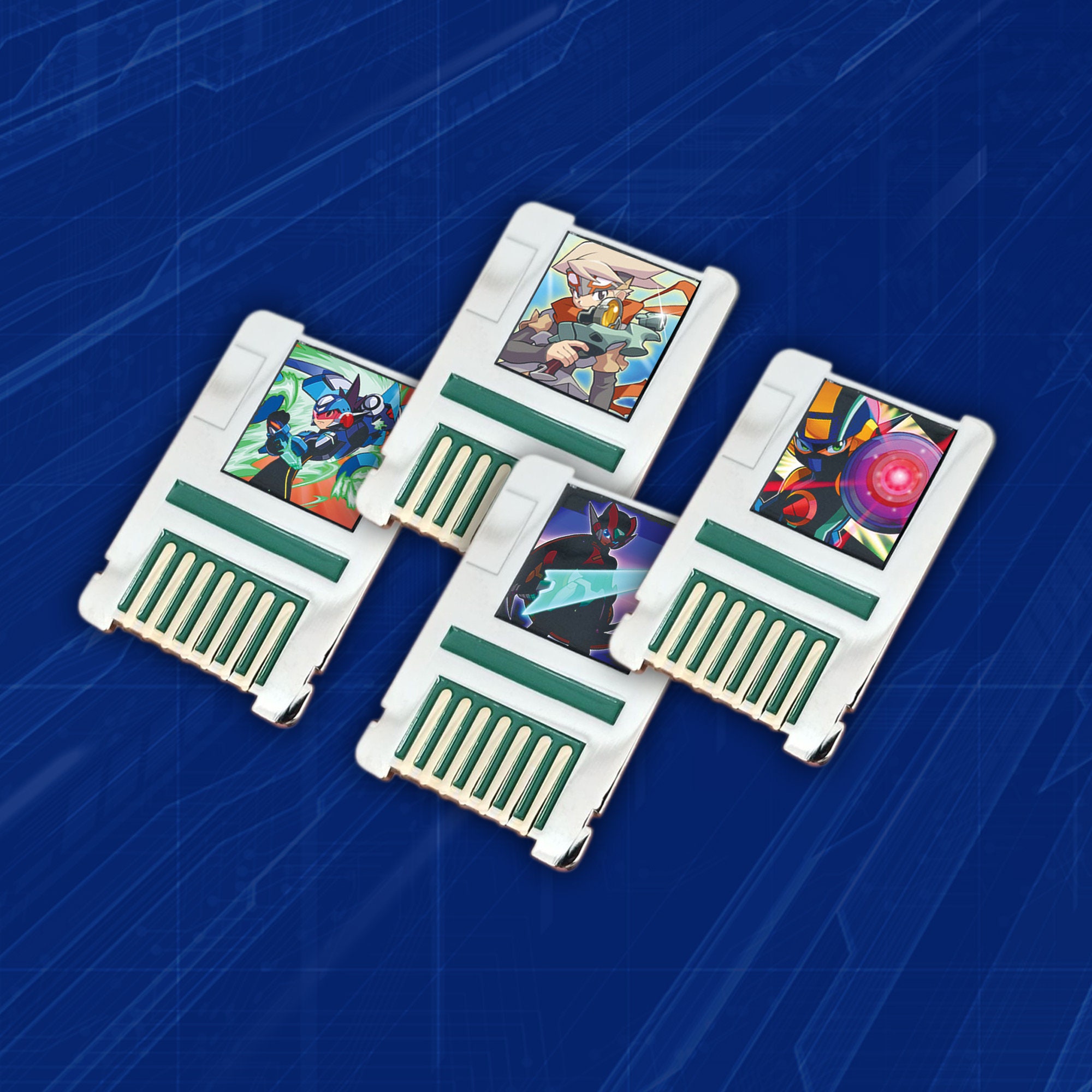 Megaman Battle Network Battle Chip Pin - Etsy Canada