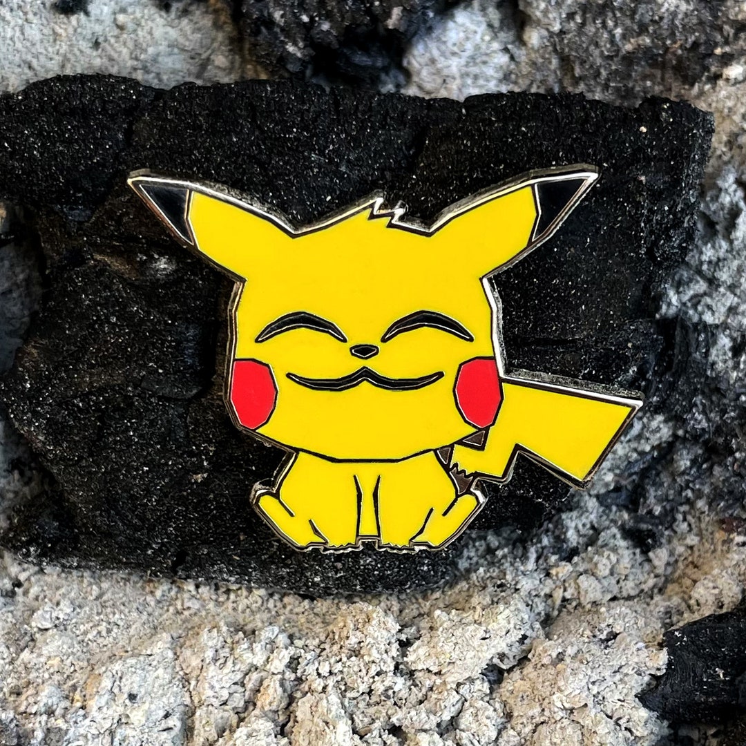 Cute Pikachu PKMN Enamel Pin - Etsy