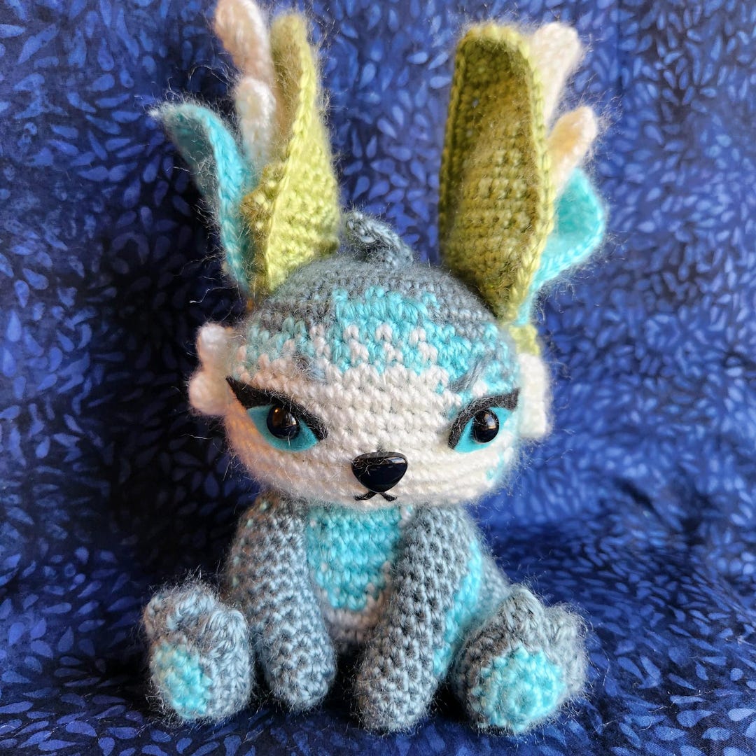 Palia Inspired Summer Flutterfox Crocheted Plushie - Etsy