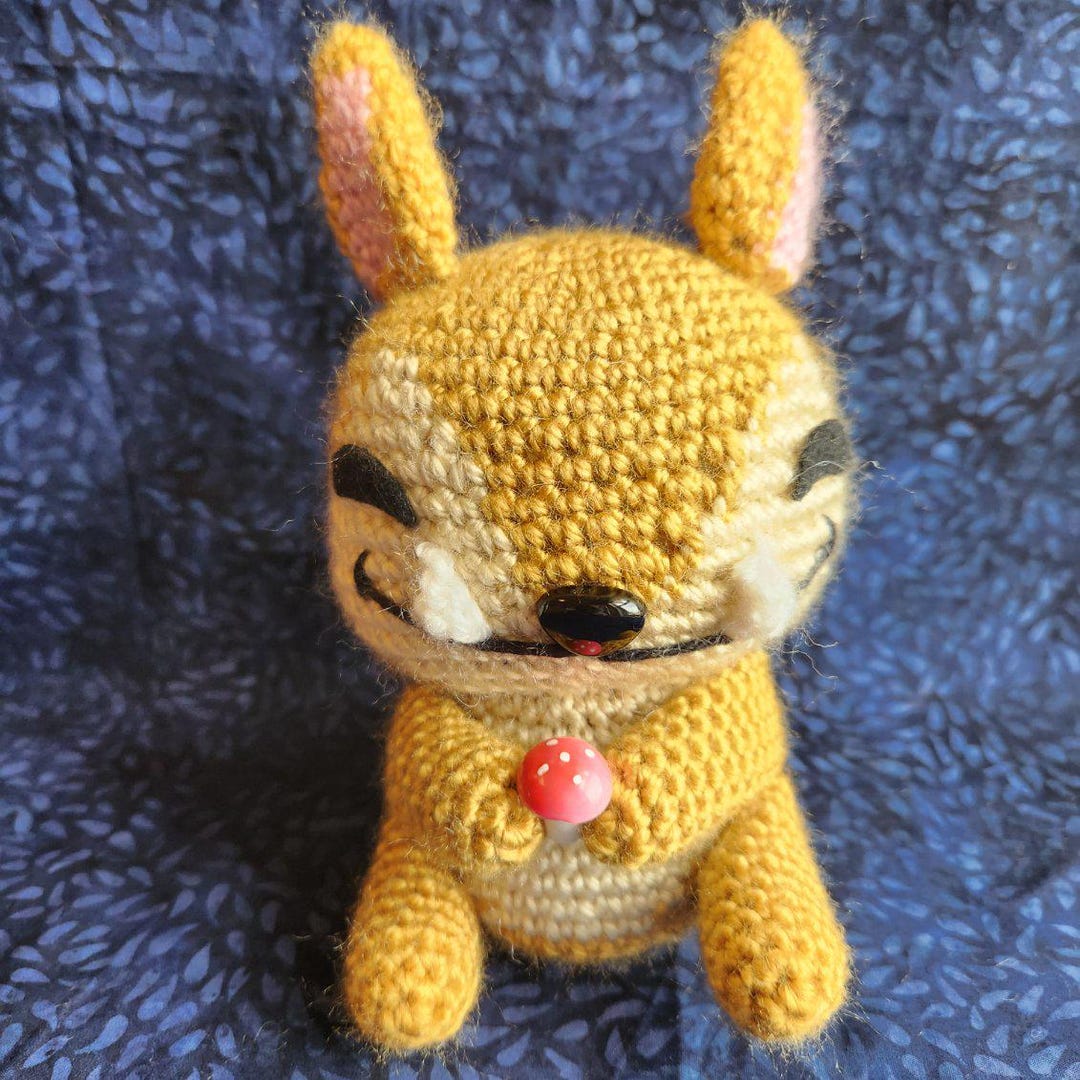 Palia Inspired Chapaa Crocheted Plushie. Honey. - Etsy