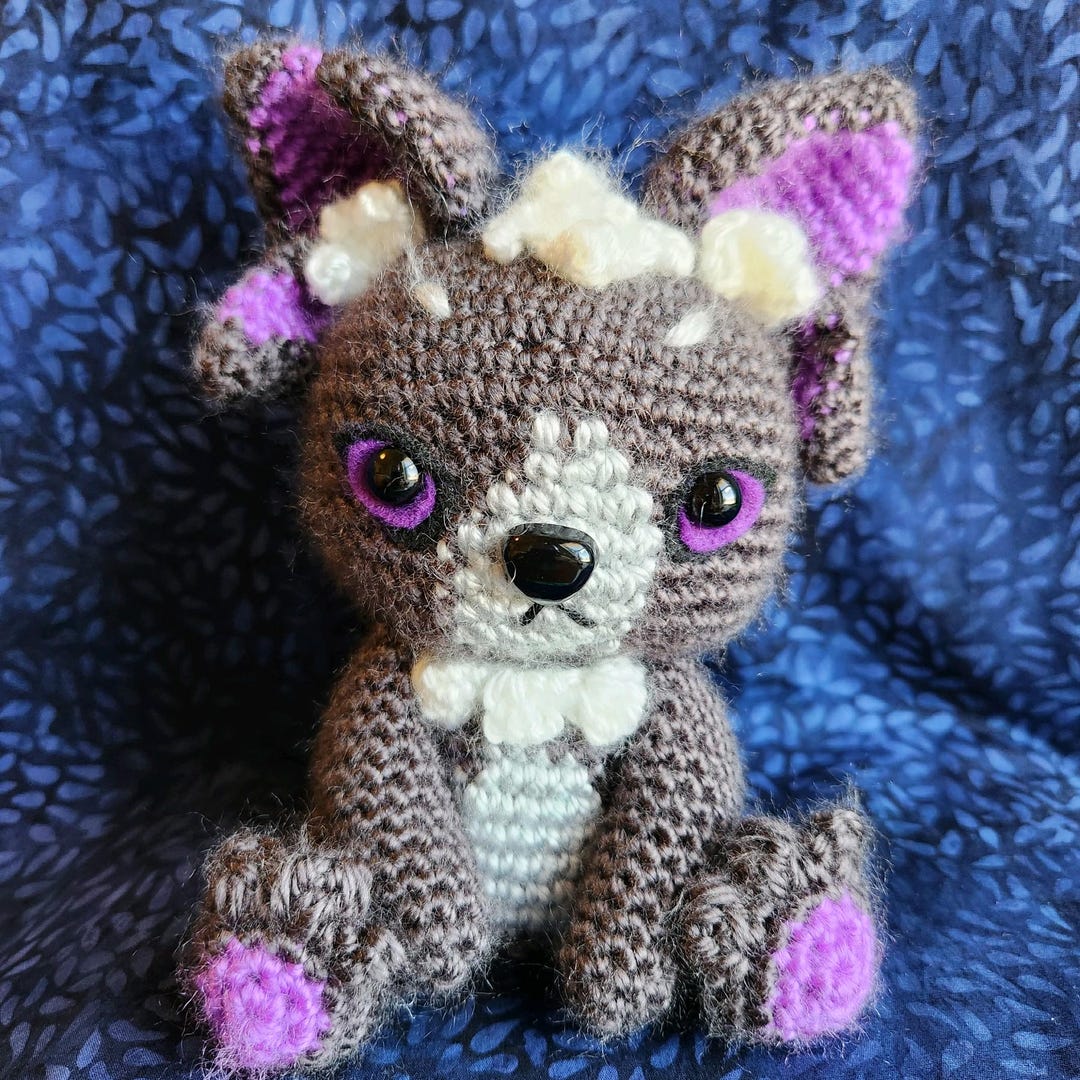 Palia Inspired Nox Palcat Crocheted Plushie - Etsy