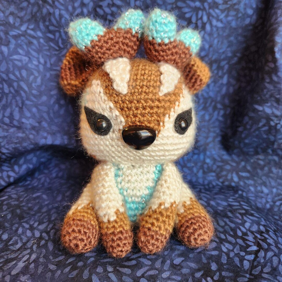 Palia Inspired Proudhorn Sernuk Crocheted Plushie. - Etsy
