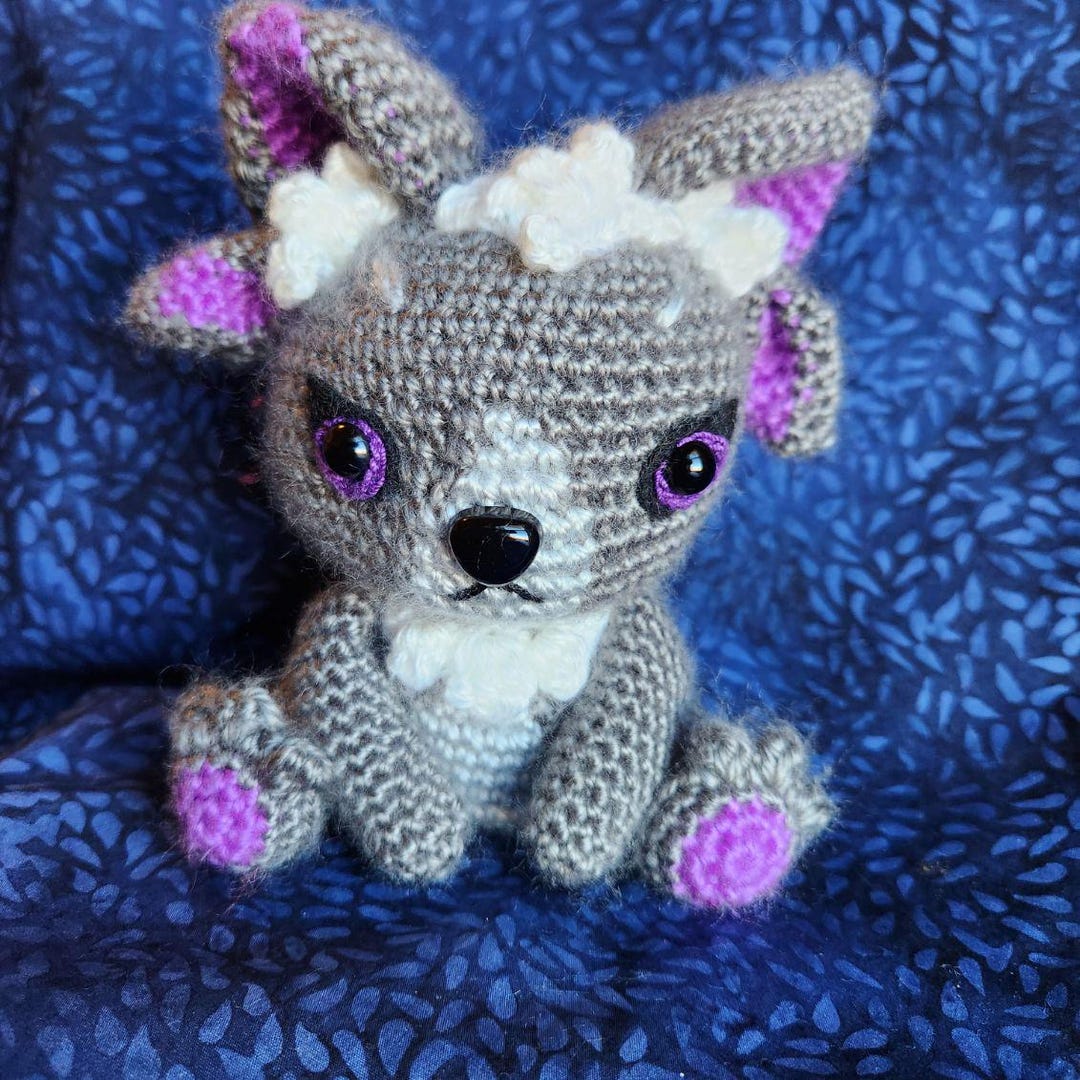 Palia Inspired Nox Palcat Crocheted Plushie - Etsy
