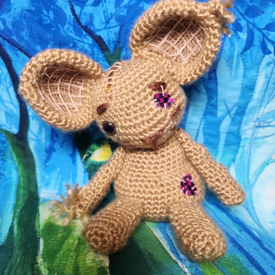 Pattern**palia Inspired Worn Mouse Plushie Crochet - Etsy