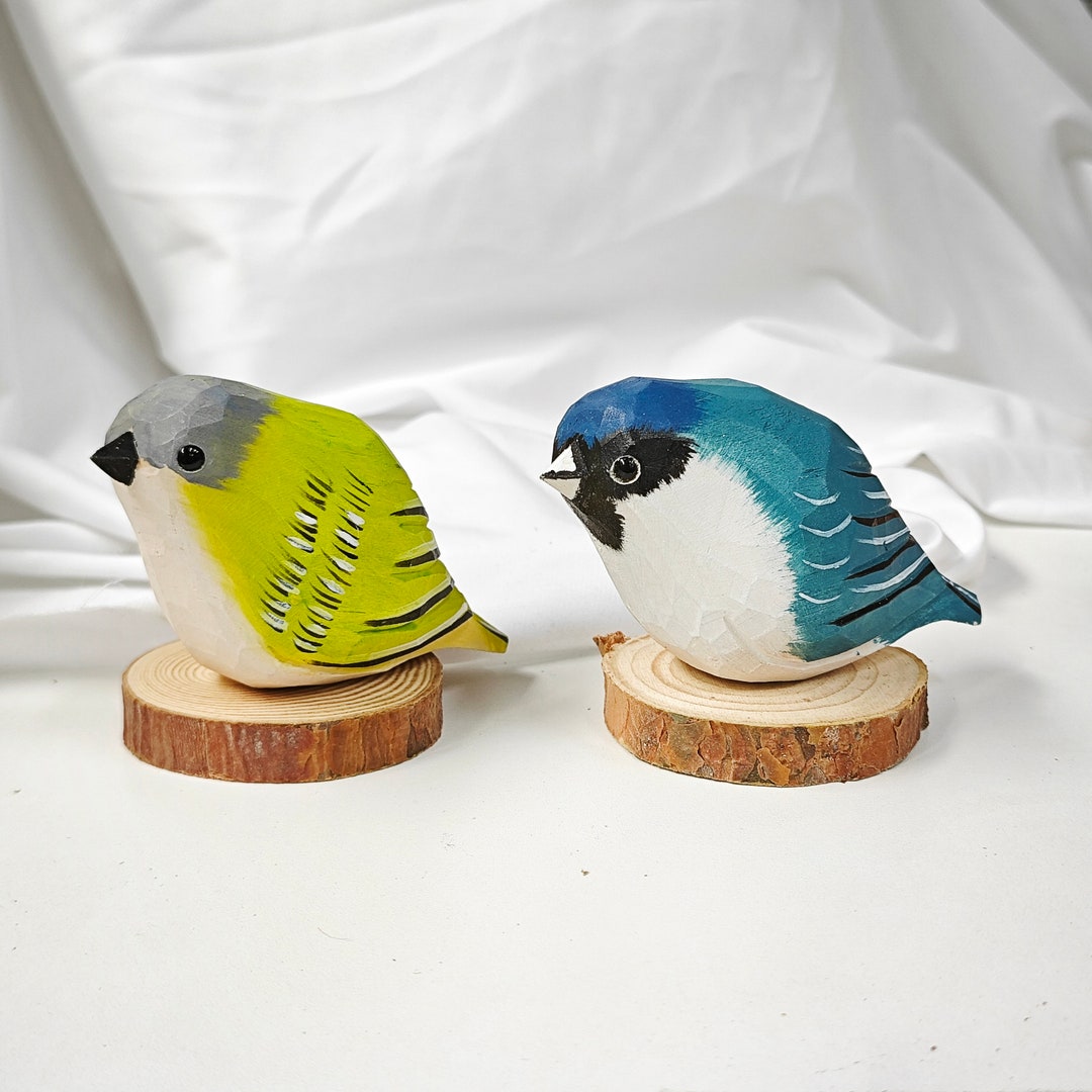 Wooden Bird,wooden Bird Statue,wooden Bird Sculpture,bird Ornaments ...