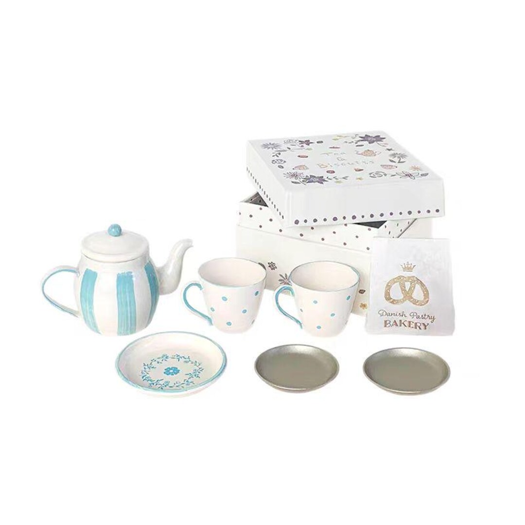 Dollhouse Metal Tea Set: Mini Kitchen Toys, Blythe/bjd Accessories - Etsy