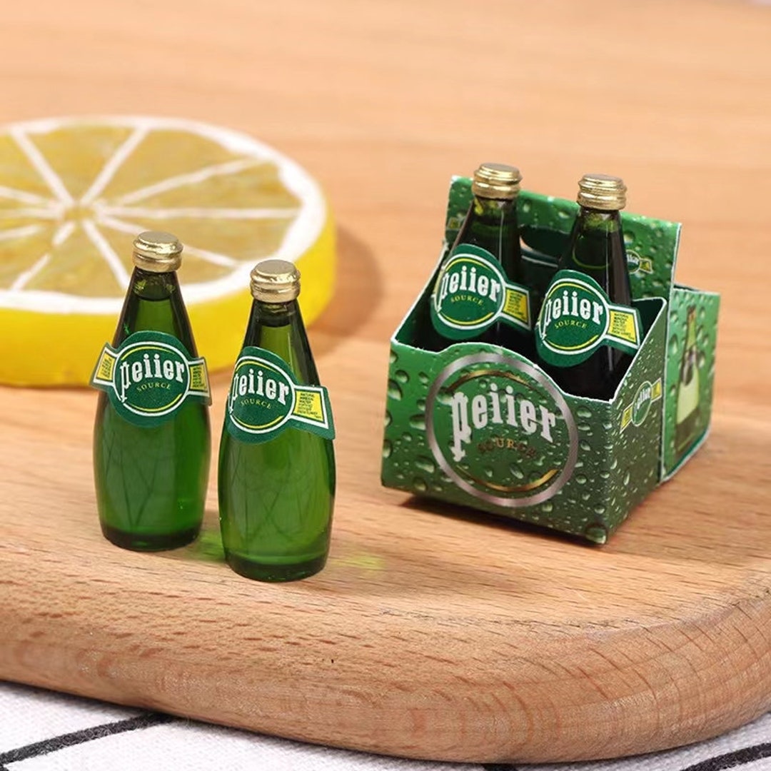1 Set Cute Mini 4 Bottles Simulation Carbonated Mineral Water Model ...
