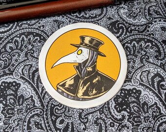 Plague Doctor Vinyl Decals - Etsy