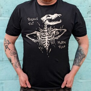 Werewolf Skeleton || Reject Thy Mortal Flesh || Unisex T-shirt - Etsy