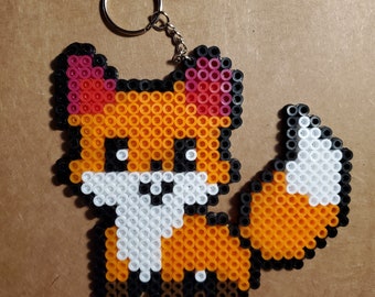 Perler Bead Keychain - Etsy