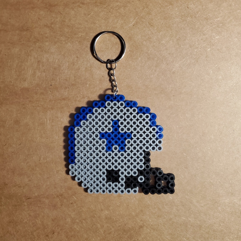 Dallas Cowboys Helmet Perler Bead Keychain Football Team | Etsy
