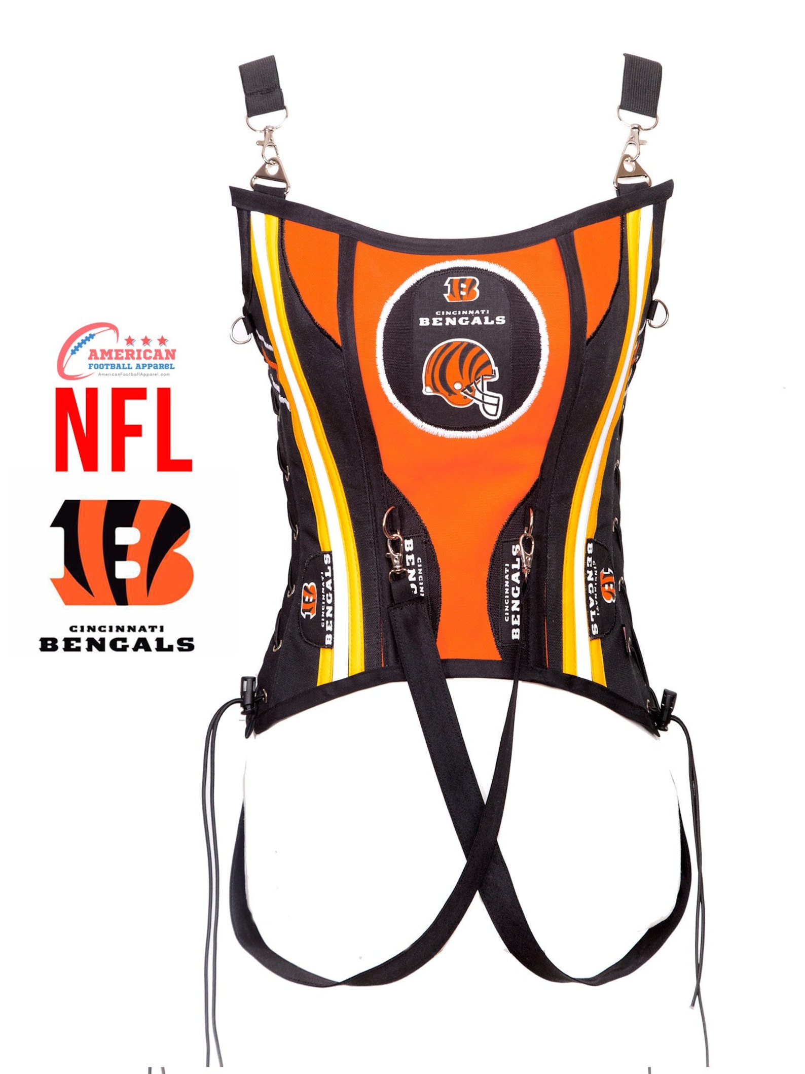 NFL Apparel: Cincinnati Bengals Football Team Corset Bustier - Etsy