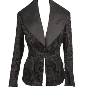 BLACK GUIPURE High Quality French Lace Overlay Large Round Collar ...