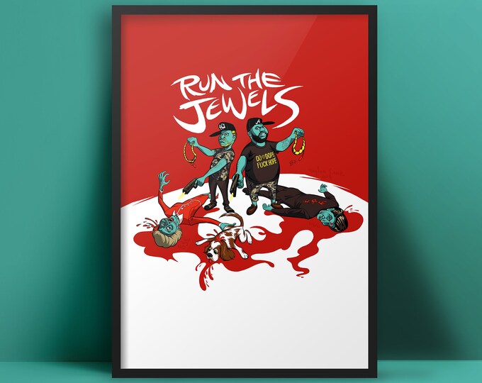 Run the Jewels Hip Hop Poster Art Print - Etsy