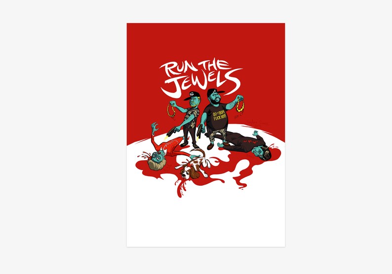 Run the Jewels Hip Hop Poster Art Print | Etsy