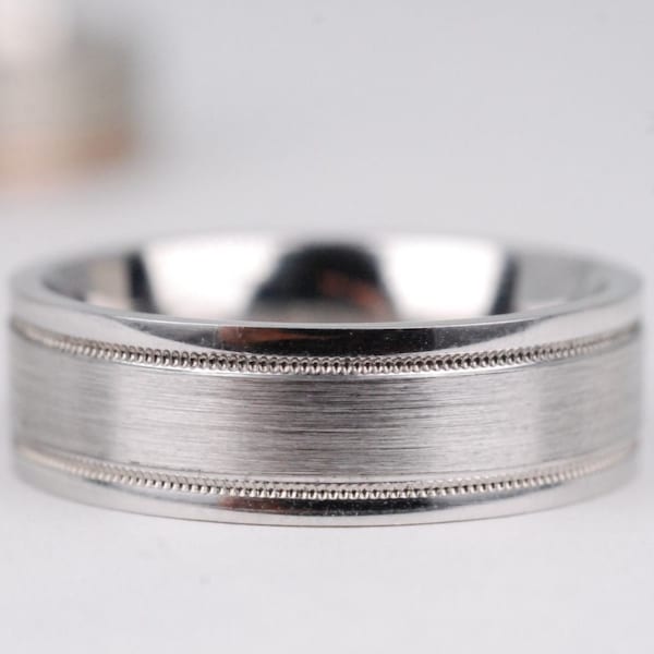 Brushed Finish Ring - Etsy