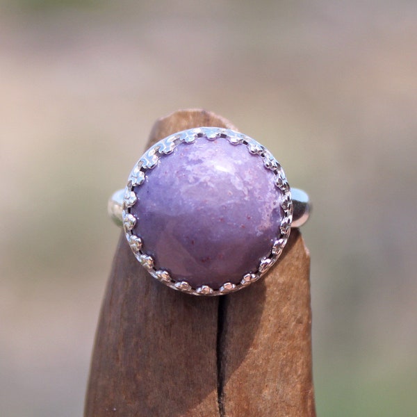 Purple Stone Ring - Etsy