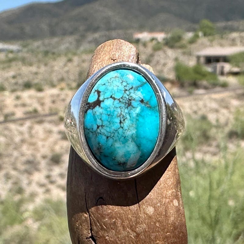Mens Turquoise Ring - Etsy