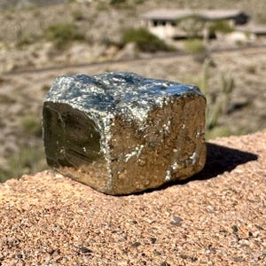 Pyrite Cube, Iron Pyrite Mineral Specimen, Geology Gifts, Under 20 Gift ...