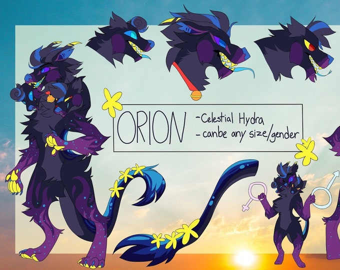 Protogen Reference Sheet Base Furry Lineart & Base - Etsy