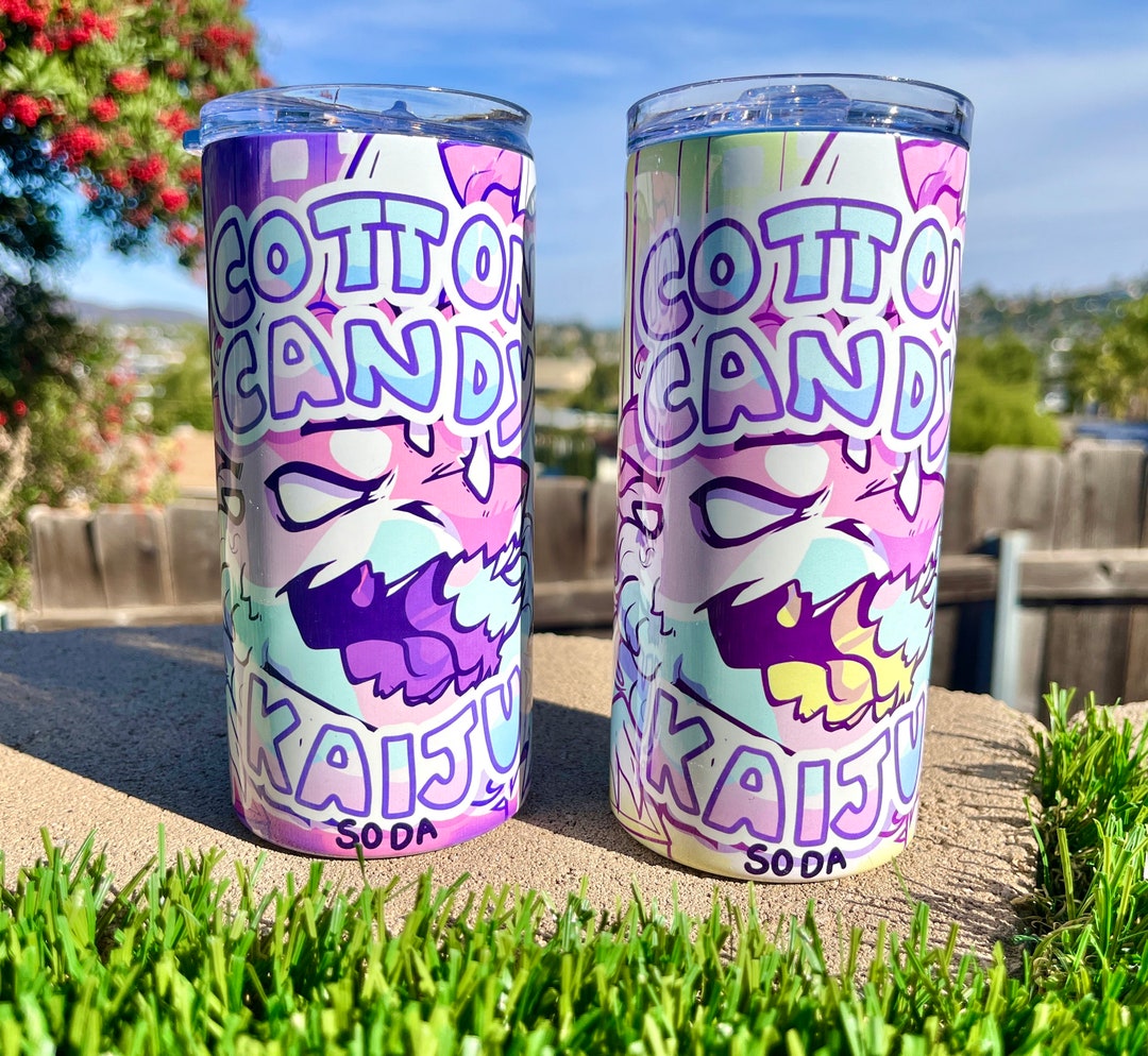 Cotton Candy Kaiju- Soda Can Style Tumbler - Etsy