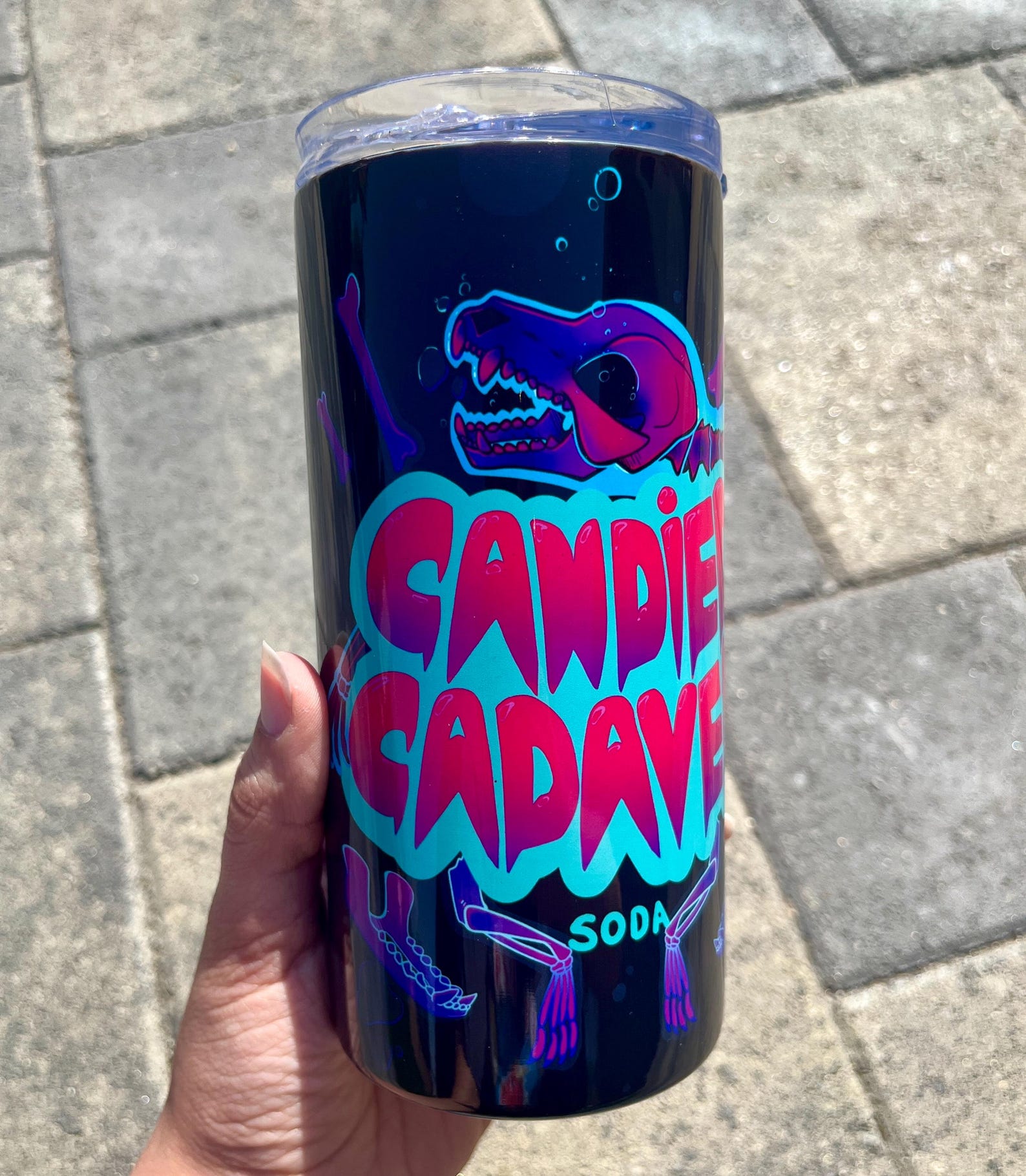 Candied Cadaver- Soda Can Style Tumbler - Etsy