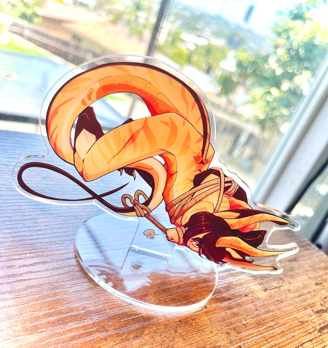 Tied up Dragon Standee - Etsy