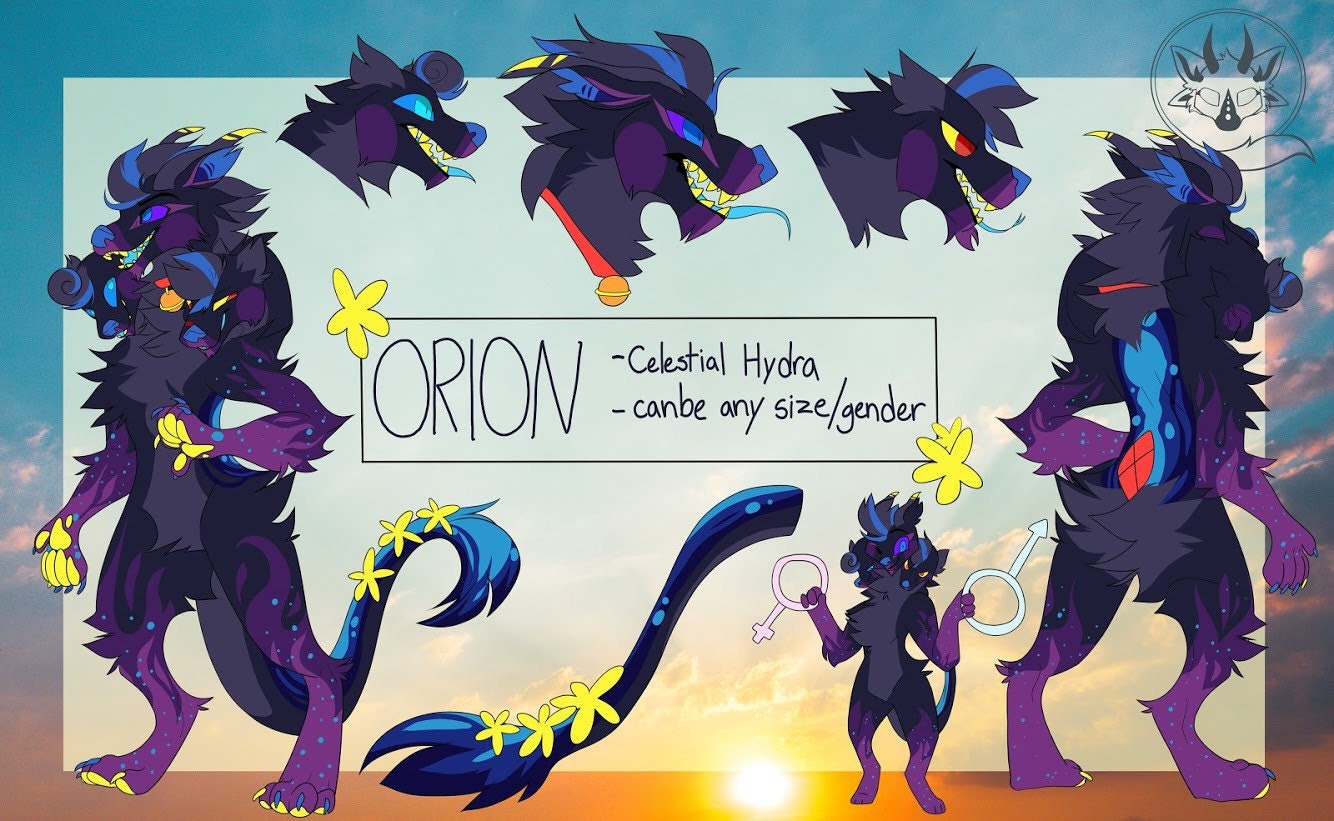 Complex Furry Reference Sheet - Etsy UK