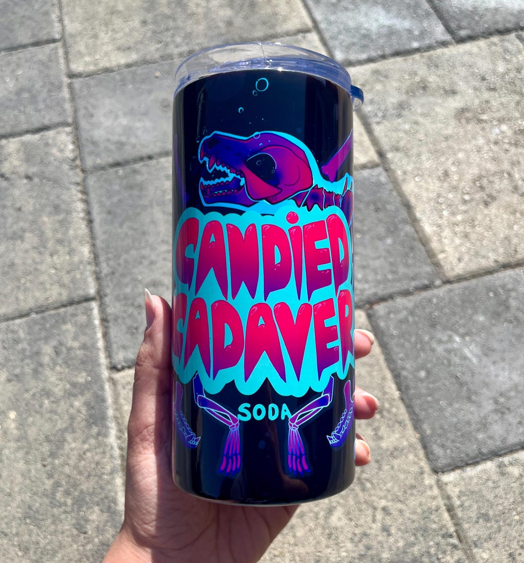 Candied Cadaver- Soda Can Style Tumbler - Etsy
