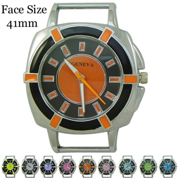 Enameled Solid Bar Ribbon Watch Face 41 Mm | Etsy