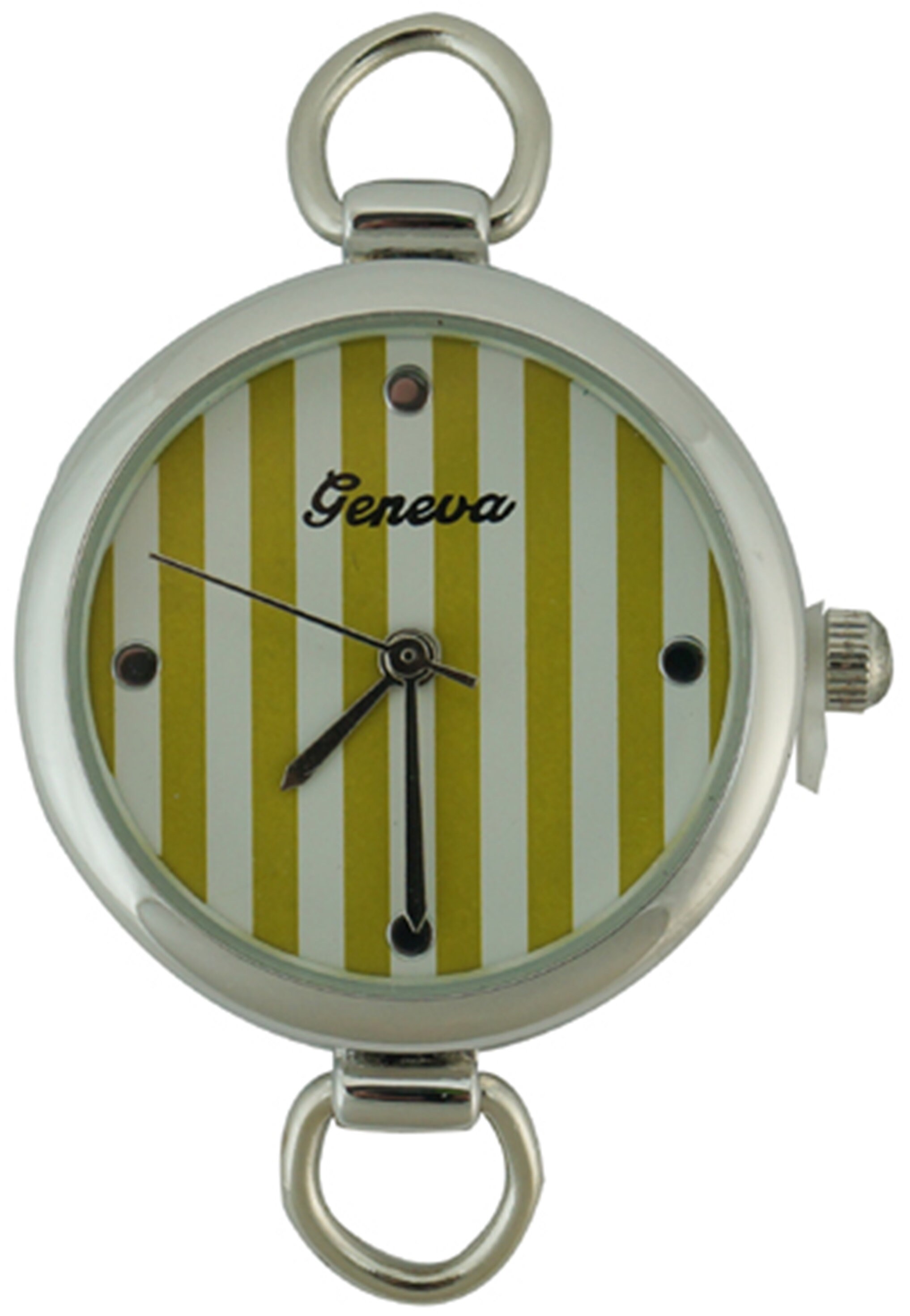 Geneva Color Stripes Round Shape Beading Watch Face 21mm With | Etsy