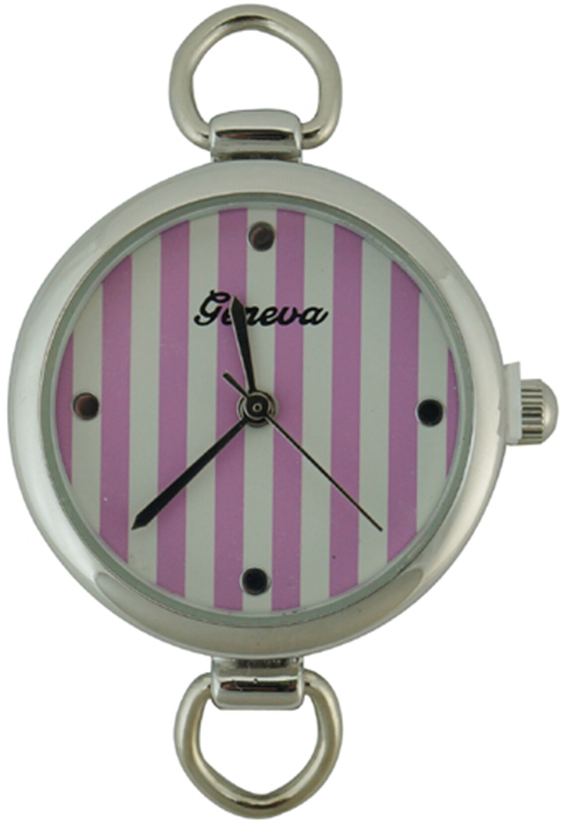 Geneva Color Stripes Round Shape Beading Watch Face 21mm With | Etsy