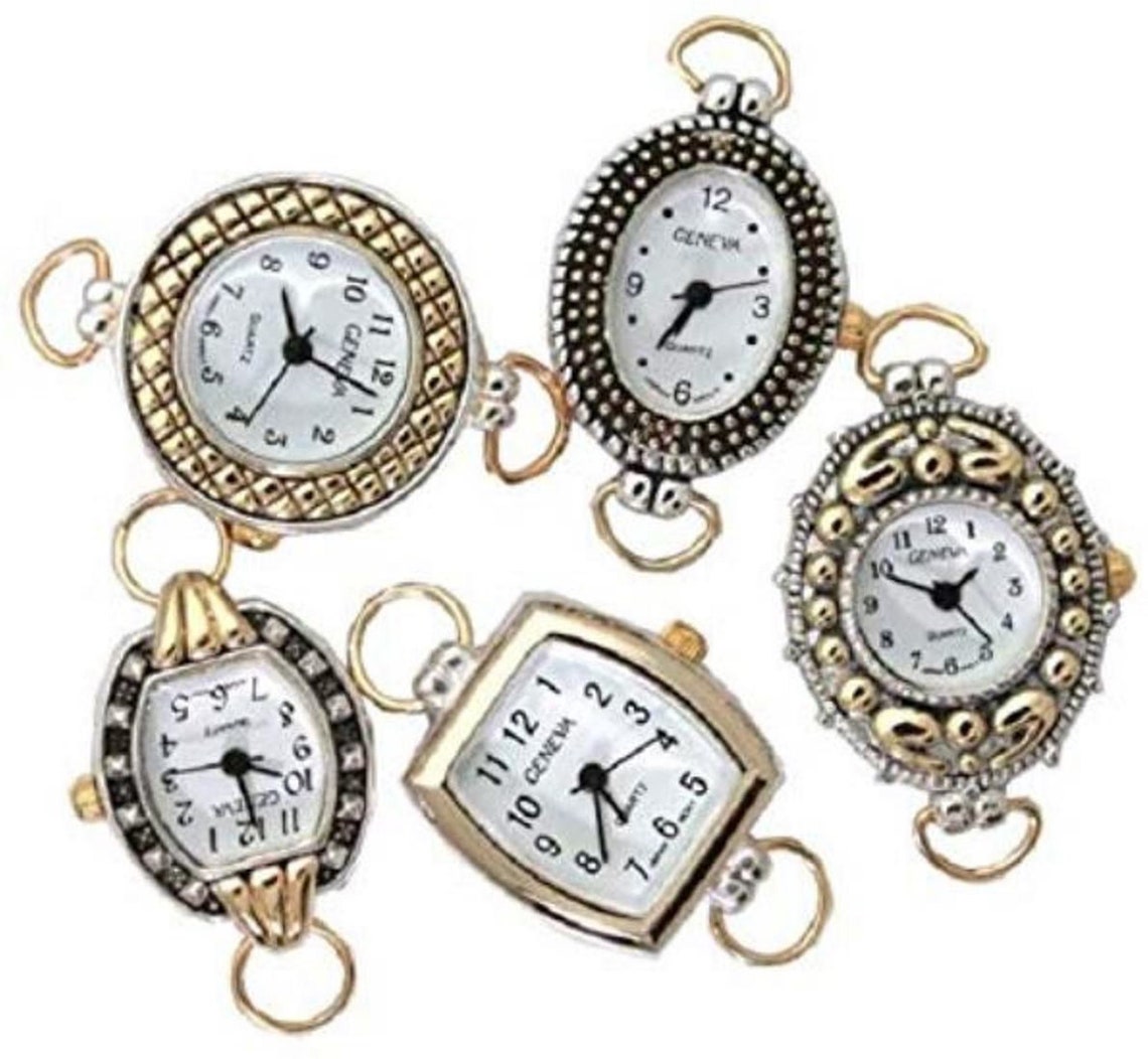 Mix Geneva Elite Watch Faces For Beading 5 Pcs Loops And Etsy mix-geneva-elite-watch-faces-for-beading-5-pcs-loops-and-etsy