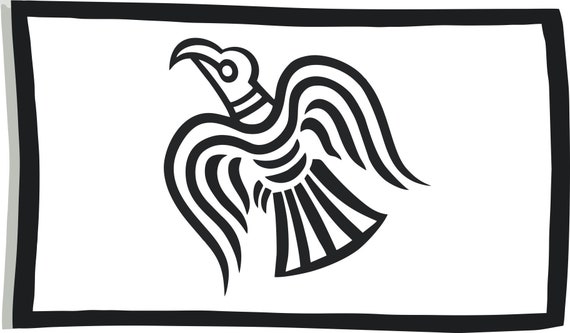 3' X 5' Viking Raven Flag - Etsy